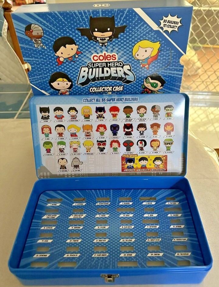 Coles DC Super Hero Builders Collector Case ONLY 3-5 Days Delivery | eBay