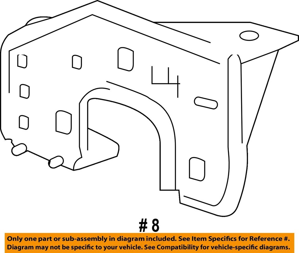 GM OEM 19-23 Sierra 1500 Front Bumper Bumper Components-Inner Bracket ...