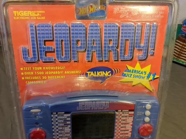 JEOPARDY Tiger Electronics Handheld Electronic Game Vintage 1995 Answer ...