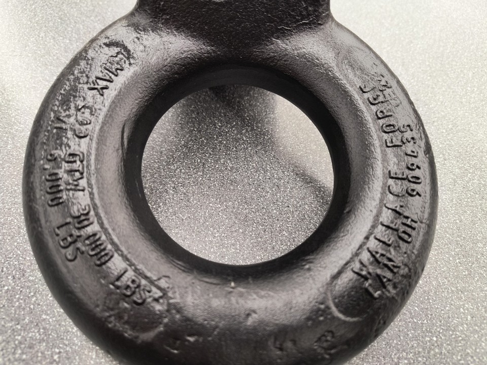 Pintle 3" Tow Ring Channel Mount coupler - 3 Bolt tow ring 30k GTW MADE ...
