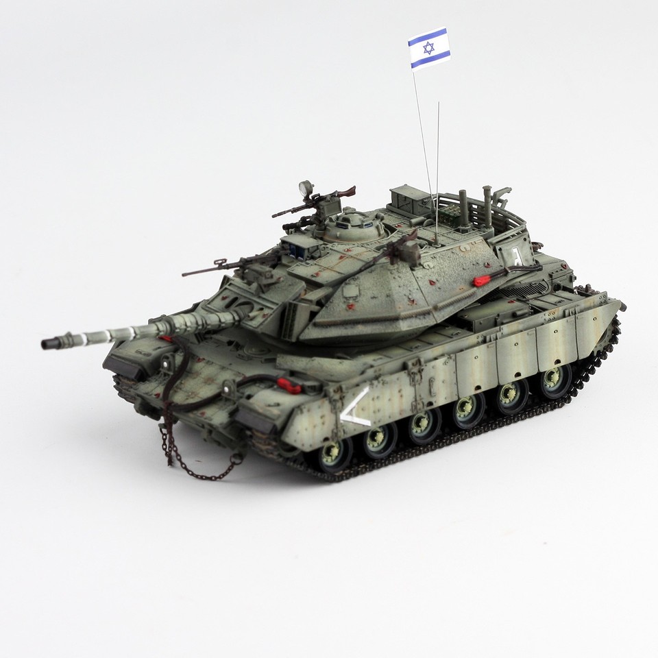 88MODEL 1/72 Israel Magach 6B GAL BATASH Main Battle Tank Finished ...