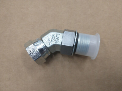 Parker 3507-8-6 Pipe Swivel 45° Elbow 3507 45° Straight Thr. Elbow SAE ...