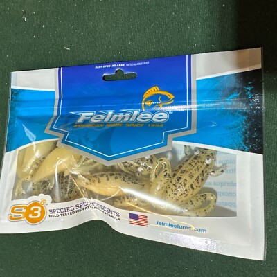 Felmlee UnRigged Rubber Frog Fishing Lures 6 Frogs Per Pack | eBay
