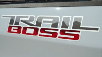 2019-2024 Chevrolet Silverado Trail Boss Decal Kit (Set of 2) OEM GM ...