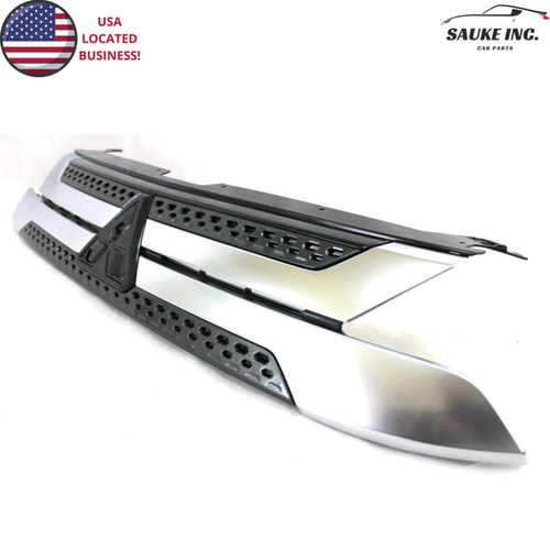 for 2016- 2020 Outlander front bumper cover center upper grille matte ...