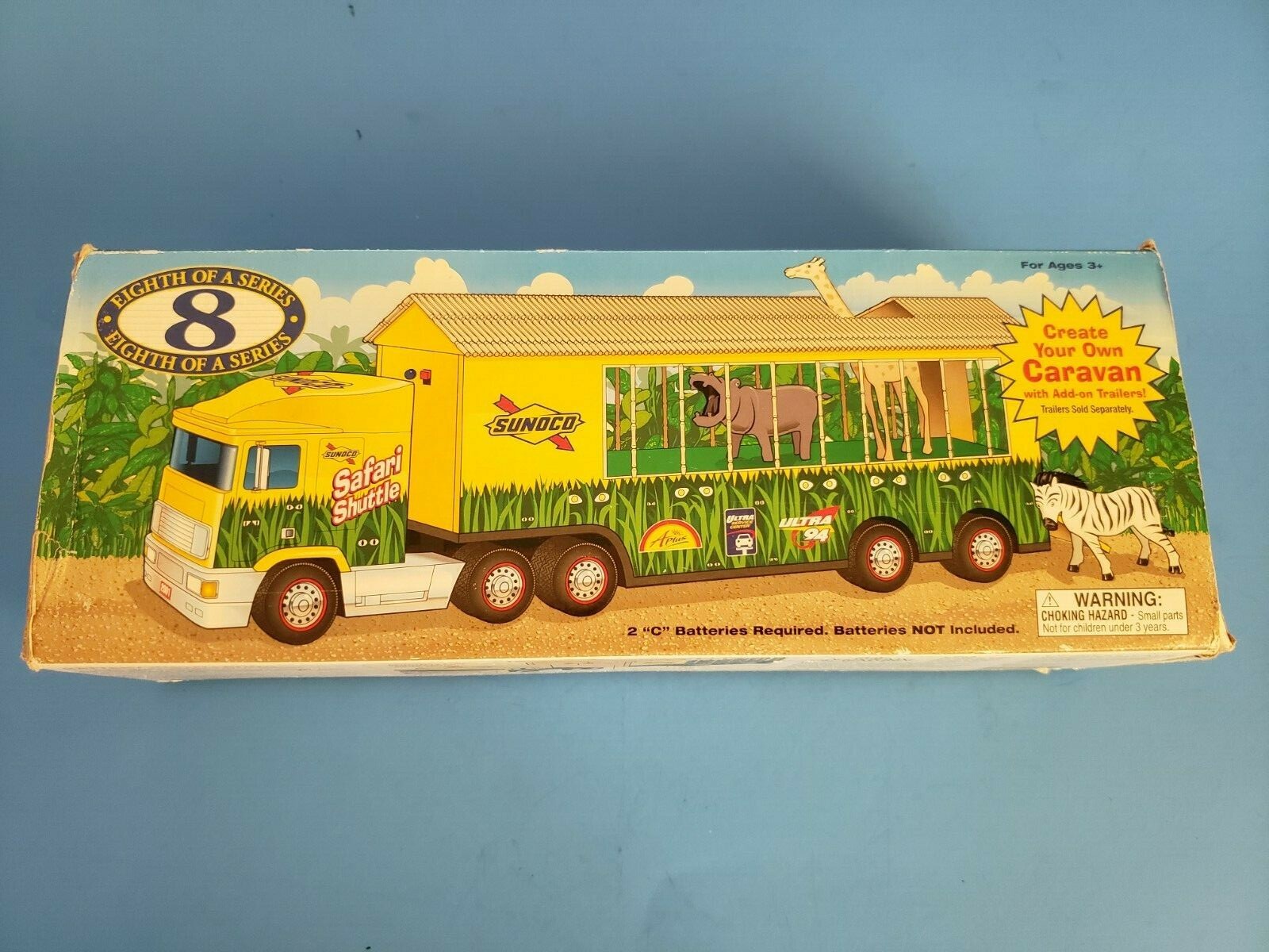 2001 SUNOCO Safari Shuttle Semi Truck 8th in Series Lights Sounds w ...