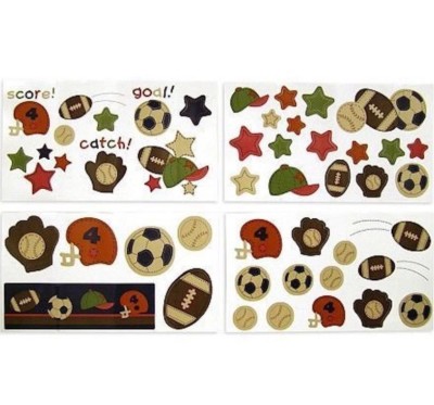 My Little MVP Sports Themed Wall Decals by NoJo | eBay