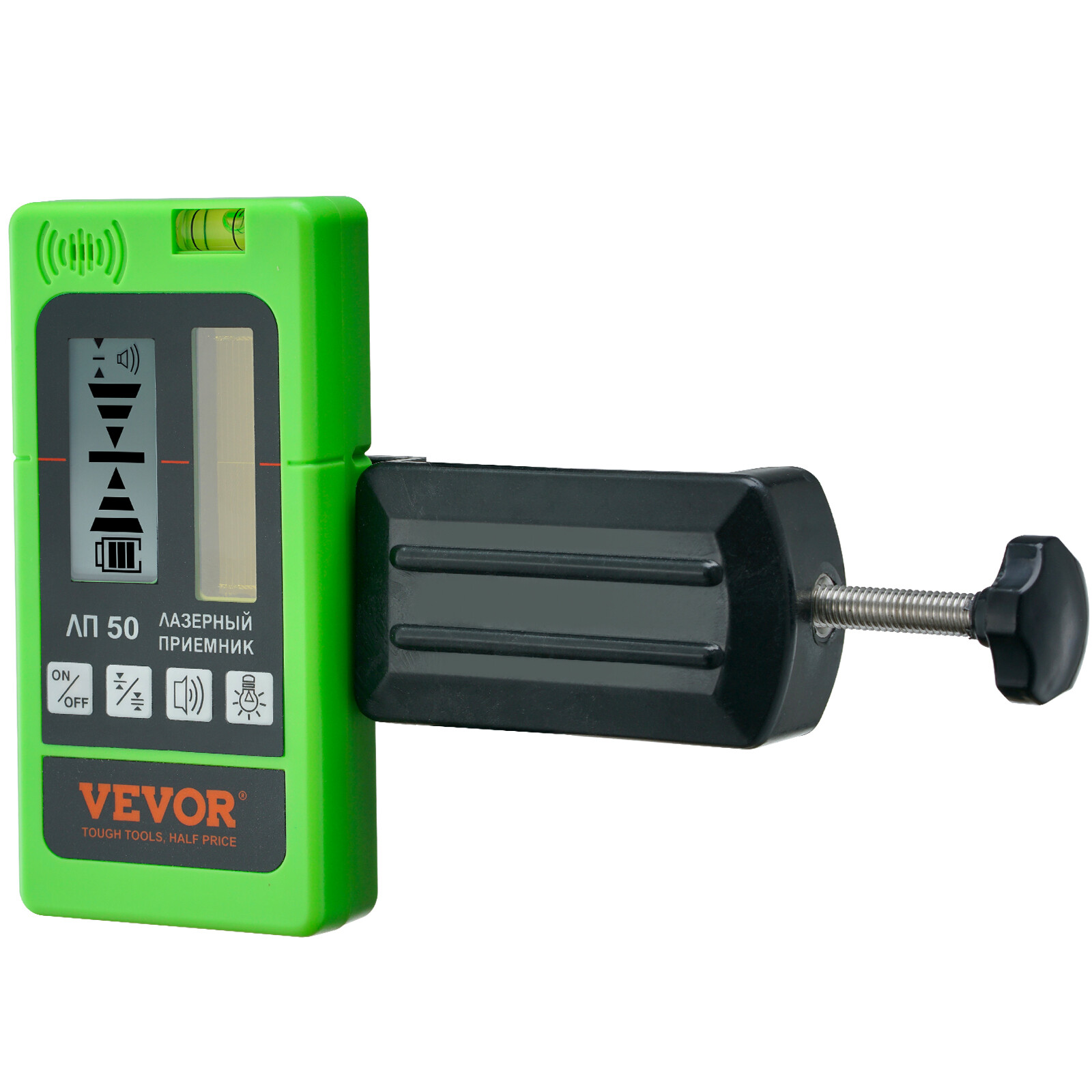 VEVOR Red Green Laser Receiver Outdoor Mode Laser Detector Pulsing ...