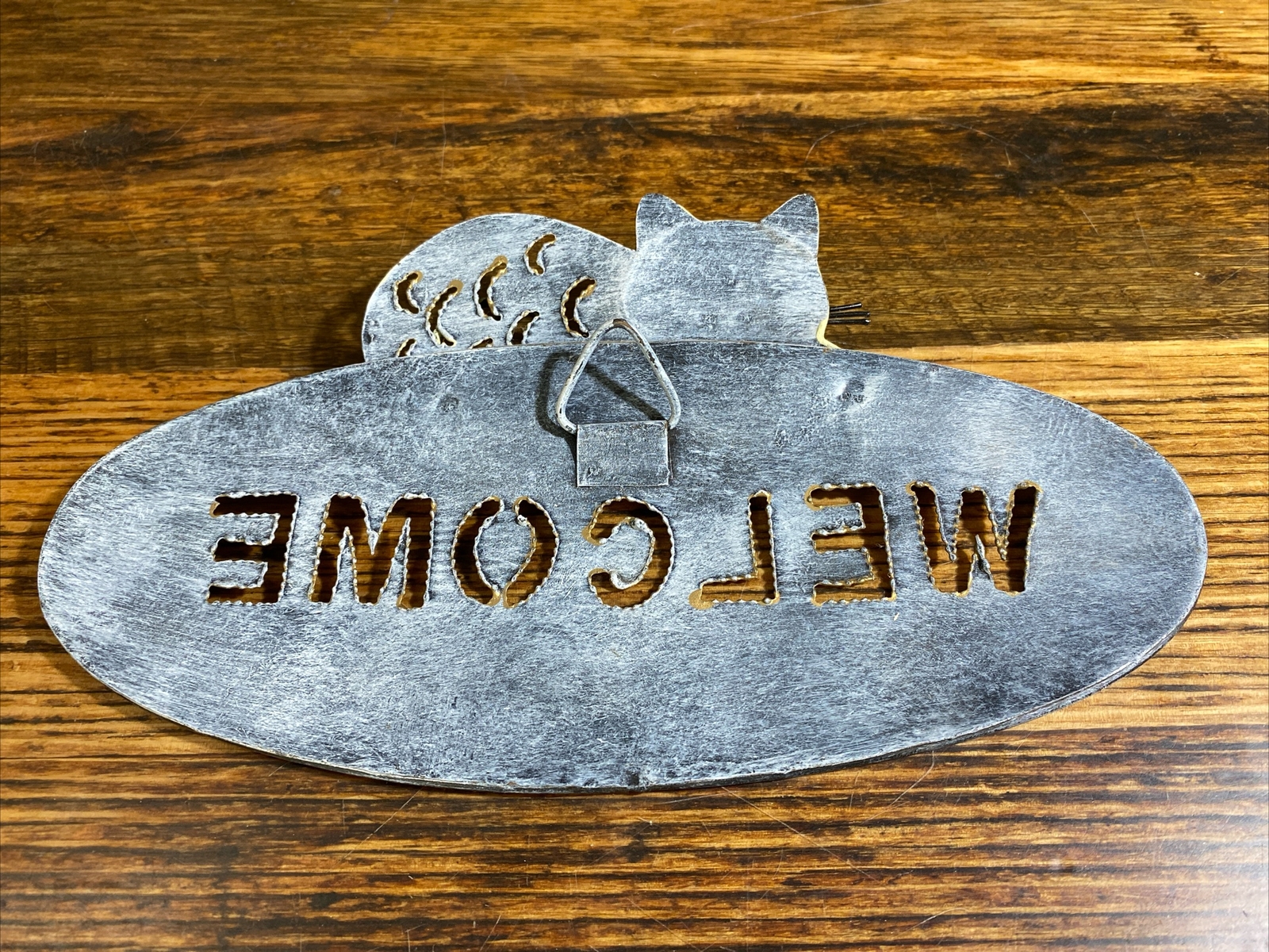 Welcome (cat) Novelty Hanging Tin Sign | eBay