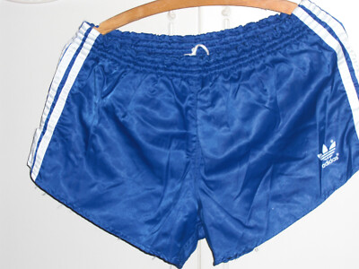 Vintage Adidas Retro Glanz Nylon Schorts 80s Sprinter Turnhosel Gr. D6 ...