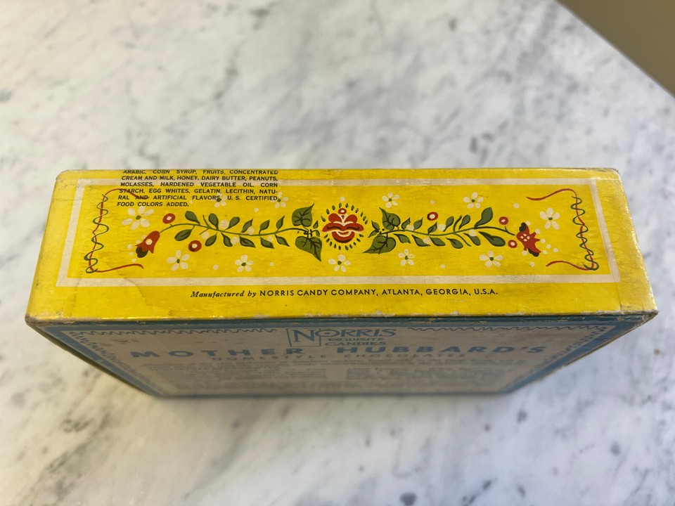 Vintage Norris Mother Hubbard Chocolate Candy Box – Antique Packaging | eBay
