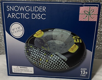 38” Snowglider Snow Arctic Disc Inflatable Snow Sled New | eBay