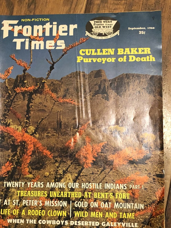 Frontier Times Magazine September 1966 True West Frontier Times | eBay