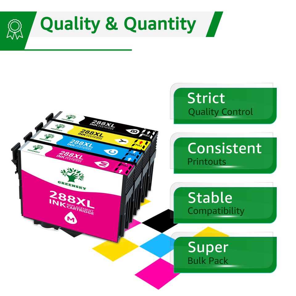 Ink Cartridge replacement for Epson 288XL Expression home XP-430 XP-440 ...