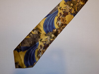 AUDREY BUCHNER [GEOMETRIC/MULTICOLOR] men's tie 100% Silk Made in USA ...