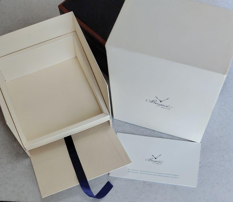 Breguet Case Leather/Wooden Inner Box Outer | eBay UK