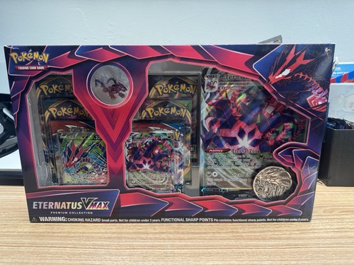 Pokemon TCG Eternatus VMAX Premium Collection Box Factory Sealed | eBay