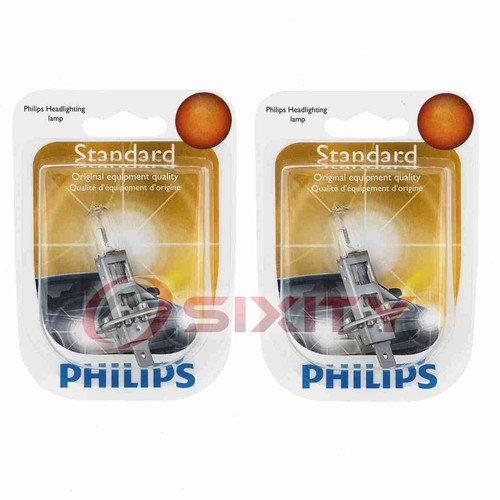 2 pc Philips Front Fog Light Bulbs for Peugeot 206 301 306 307 405 406 ...