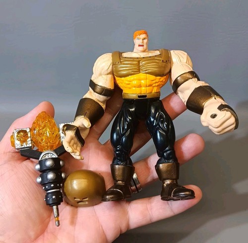 1996 Toy Biz X-Men Light-Up Weapon Juggernaut COMPLETE light brown ...