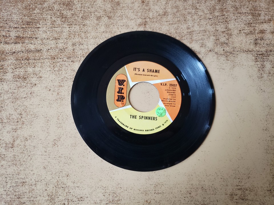 1970s VG+ The Spinners It's A Shame/Together We Can Make Such Music ...