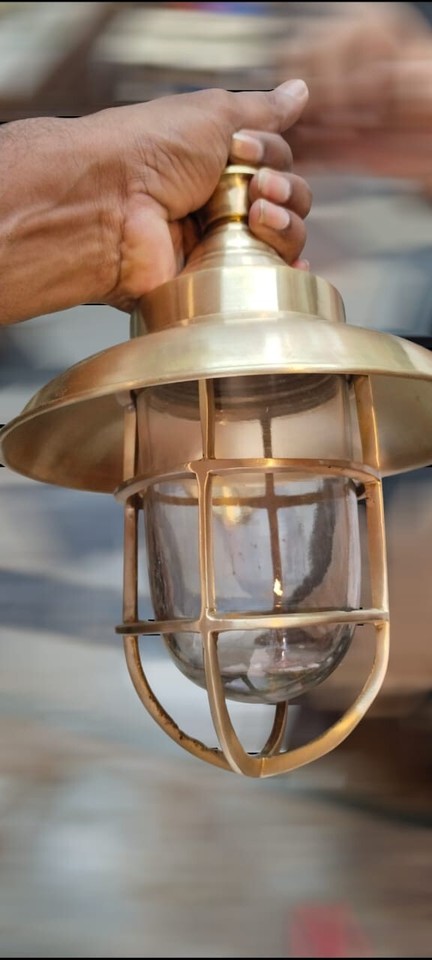 2 VINTAGE ART DECO PAIR BRASS AND GLASS FIXTURE CEILING PASSAGE LIGHT ...