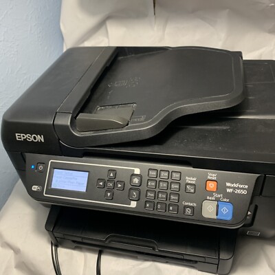 Epson WorkForce WF-2650 Wireless All-in-One Inkjet Printer Copier Photo ...