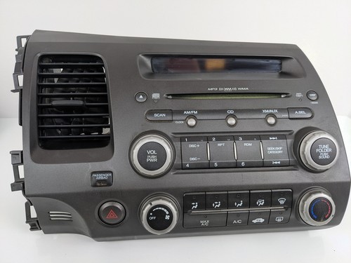 2006 2007 2008 Honda Civic Cd Player Radio Receiver Climate Control ...