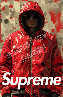 SUPREME WALL ART 11X17 PRINT SUPREME POSTER FRAME ARTWORK BY THE ARTIST ...