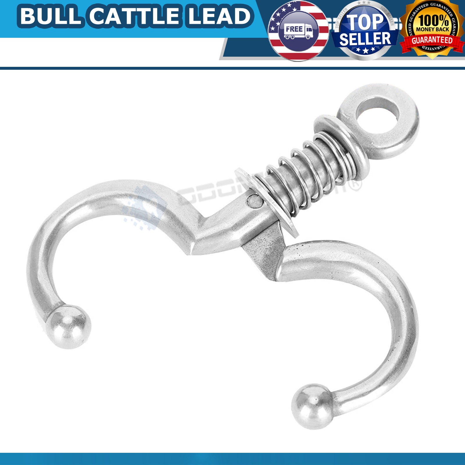 5 Bull Cow Cattle Bovine Nose Ring Automatic Cow Spring Nose Pliers ...