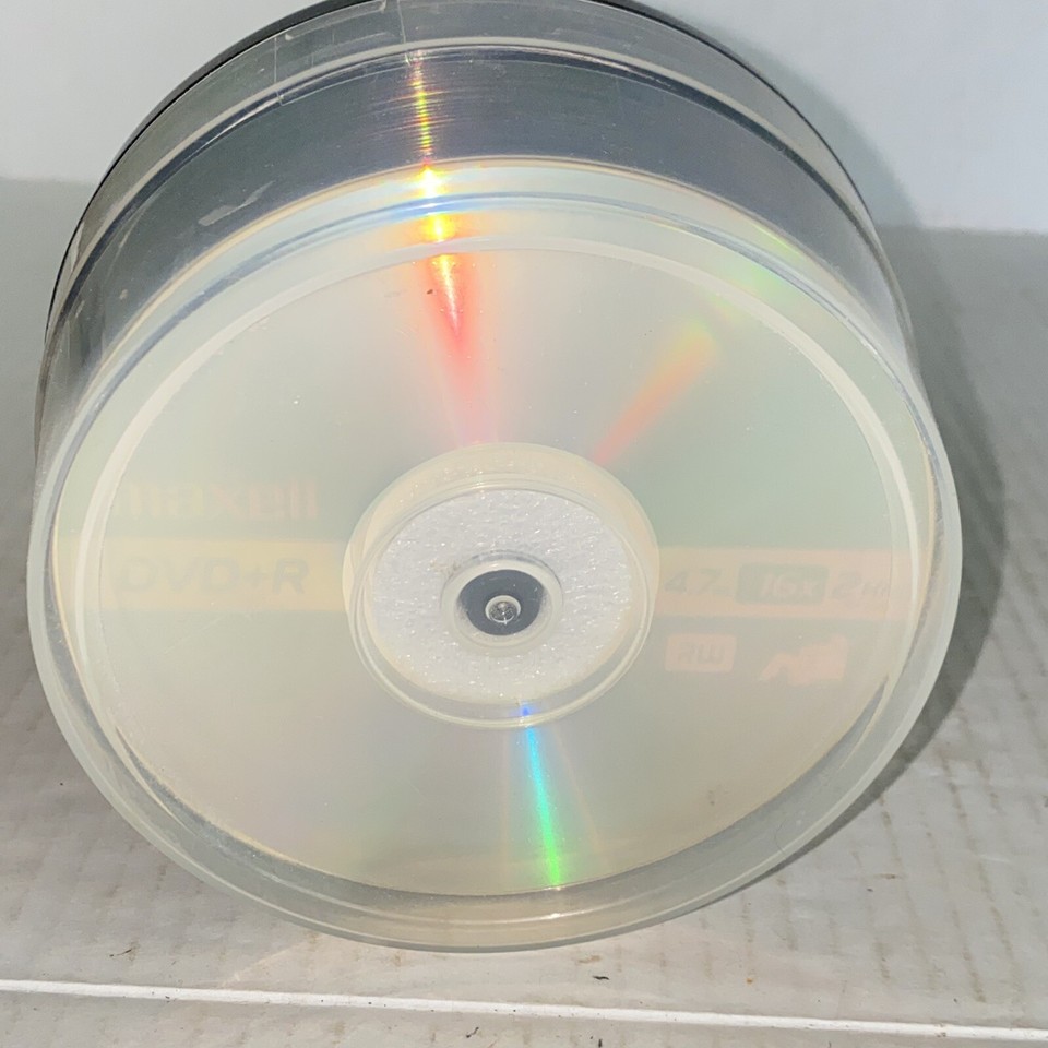 Mixed Blank Media Lot 100+ pieces Maxell Memorex Sony DVD-R CD-R CD-RW ...