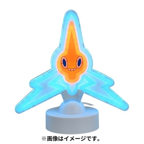 Pokemon Center Original Rotom Neon Art Style LED Light Figure Limited ...
