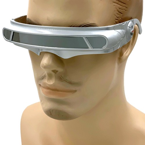Space Robot SUNGLASSES Alien Party COSTUME CYCLOPS Futuristic WRAP ...