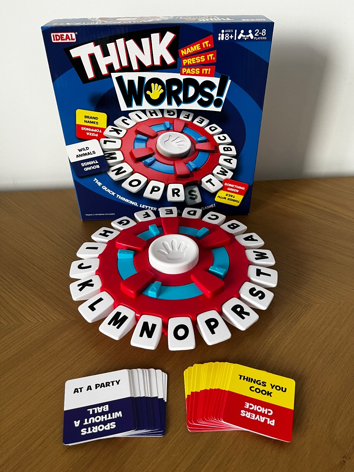 Ideal Think Words Family Game Quick Thinking Letter Pressing Game for ...