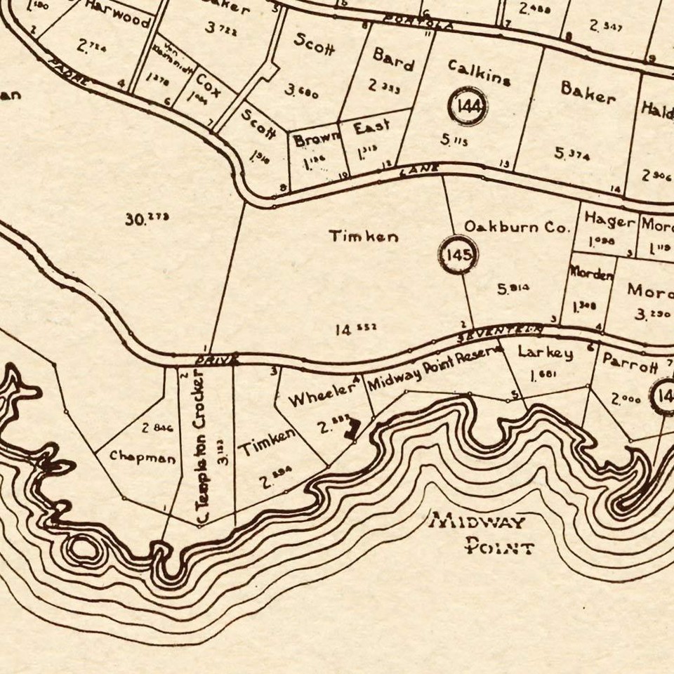 Map of Pebble Beach & Monterey Peninsula Country Club c. 1928 | 24 x 42 ...