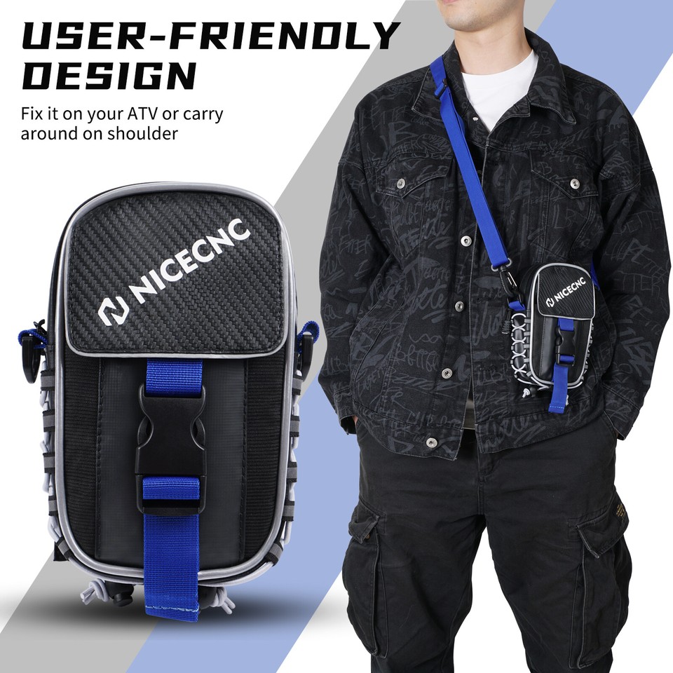 ATV Fender Pack Tool Bag Storage Luggage For Yamaha Raptor 700 700R SE ...