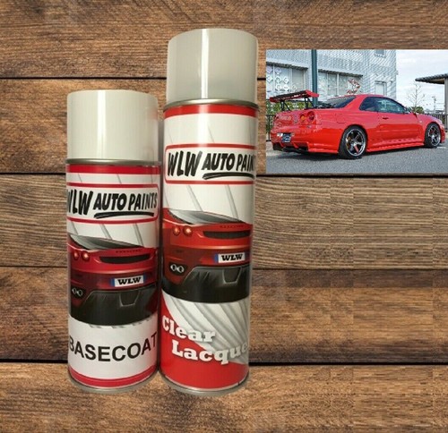 ACTIVE RED AJ4 2K SOLVENT BASECOAT CAR MIXED AEROSOL SPRAY PAINT FOR ...