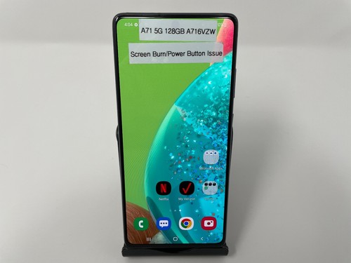 Samsung Galaxy A71 5G SM-A716V 128GB Black (Verizon) - Screen Burn ...