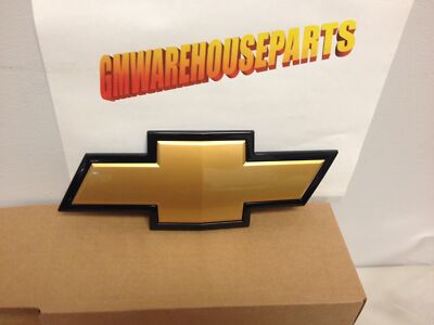 2007-2013 SILVERADO GOLD GRILLE BOWTIE EMBLEM NEW GM # 22829421 | eBay