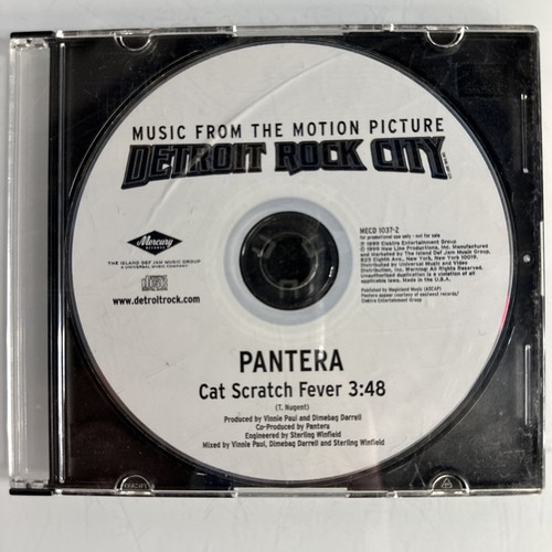 Pantera Cat Scratch Fever CD Promo Detroit Rock City Bande Originale | eBay