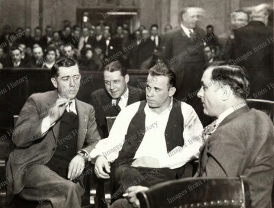 8x10 Print John Dillinger's in Court Room Crown Point Indiana 1934 # ...