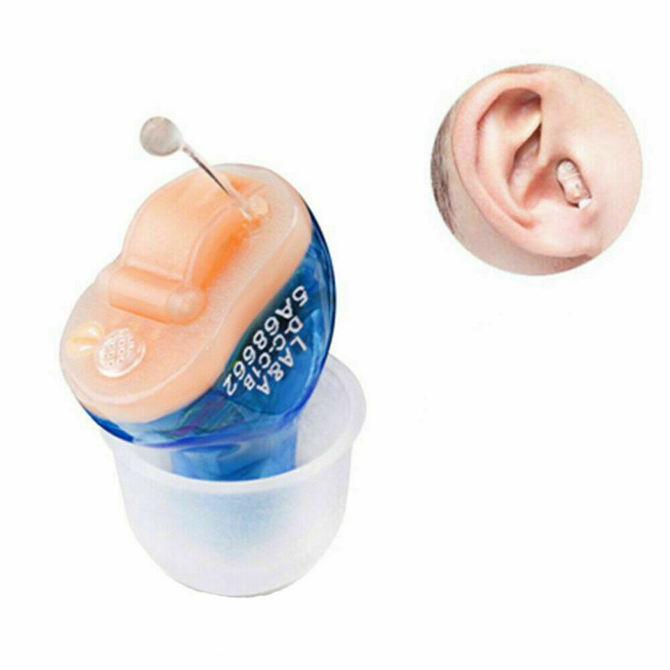 Mini Ear Hearing Aids CIC Invisible Digital Enhancer Sound Voice ...