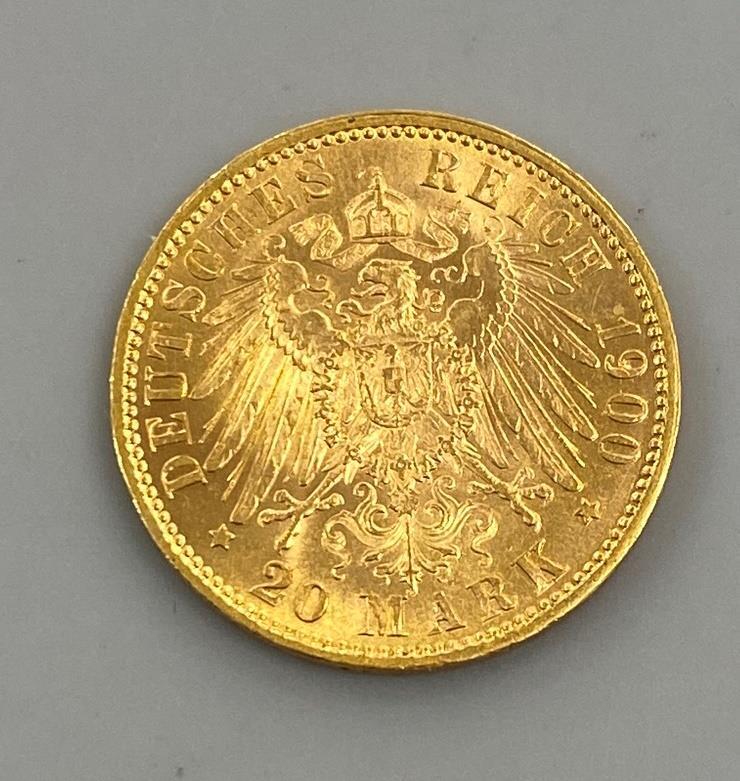 1900 D Bavaria Germany Gold 20 Mark Coin .2305AGW AU L18395 | eBay