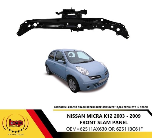 NISSAN MICRA 2003 - 2009 K12 FRONT PANEL BONNET SLAM PANEL LOCK HOLDER ...