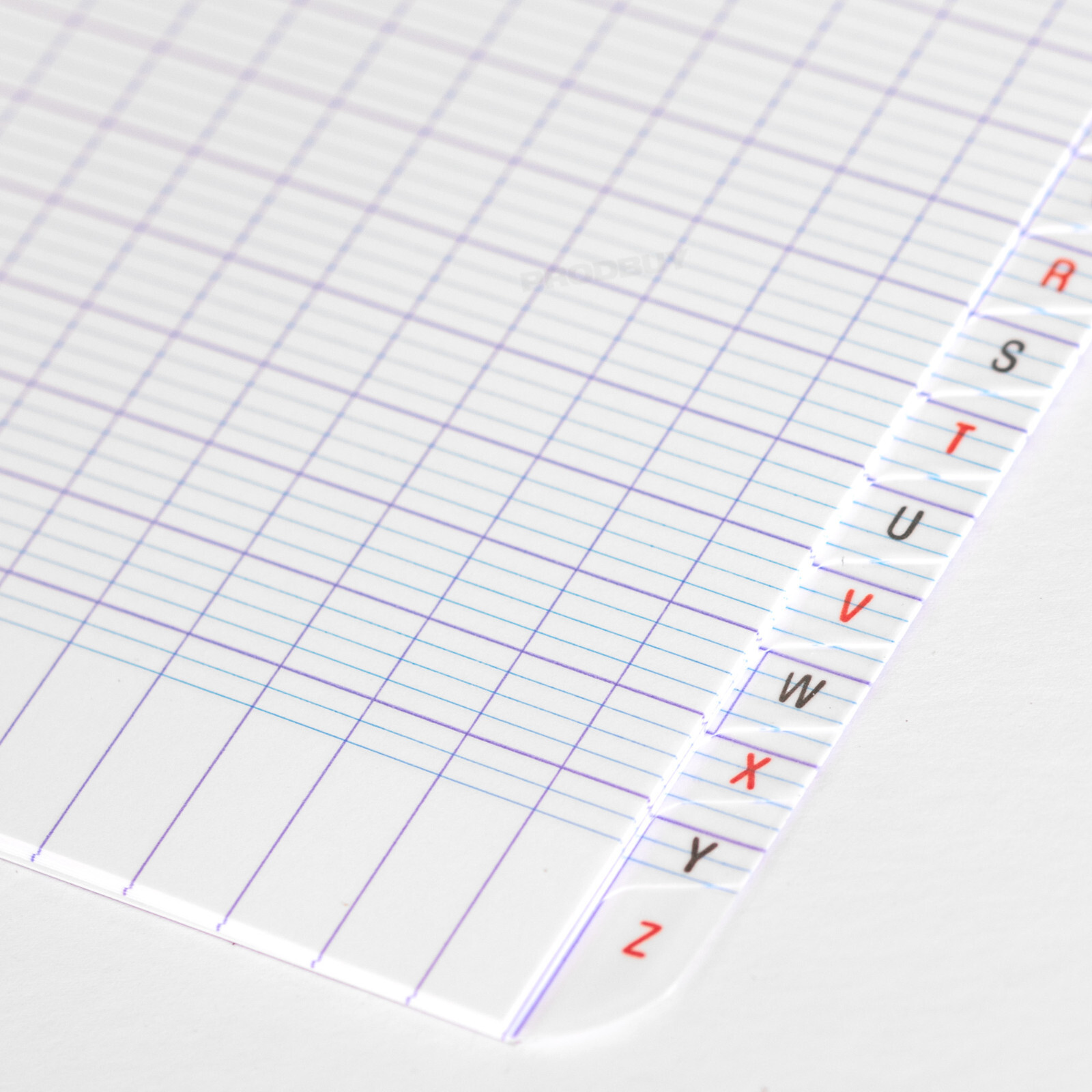 Spiral A5+ A-Z Tab Seyes Grid 100 Page Index Book Paper Notebook ...