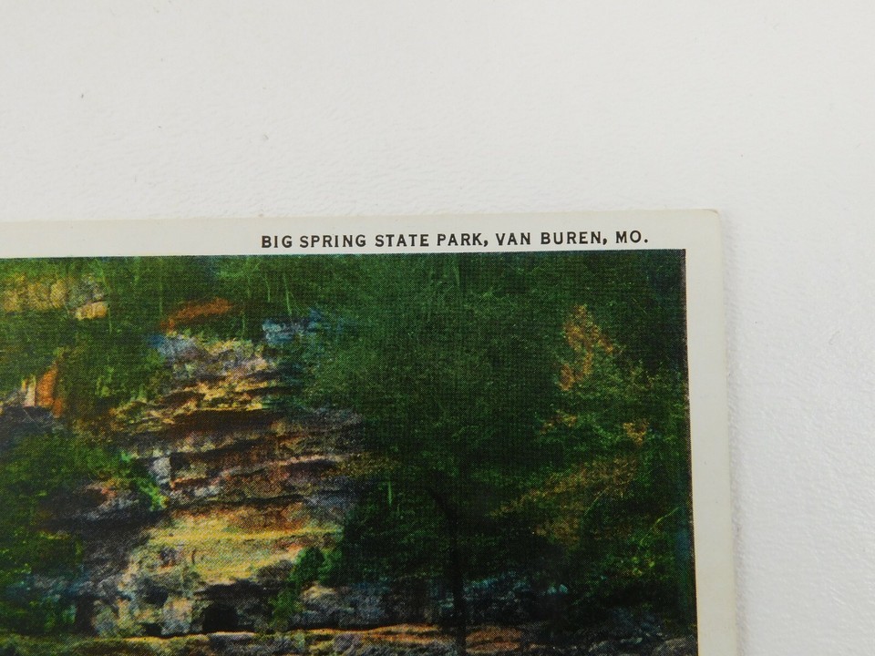 Big Springs State Park Van Buren Missouri River White Boarder Vintage ...