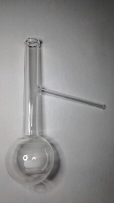 Pyrex Distilling Engler Flask 125 mL With 4" Side Arm Chemistry Lab ...