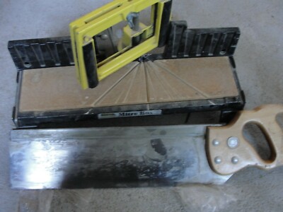 Stanley Workmaster 19-035 Vintage USA Made Mitre Box + Backsaw | eBay