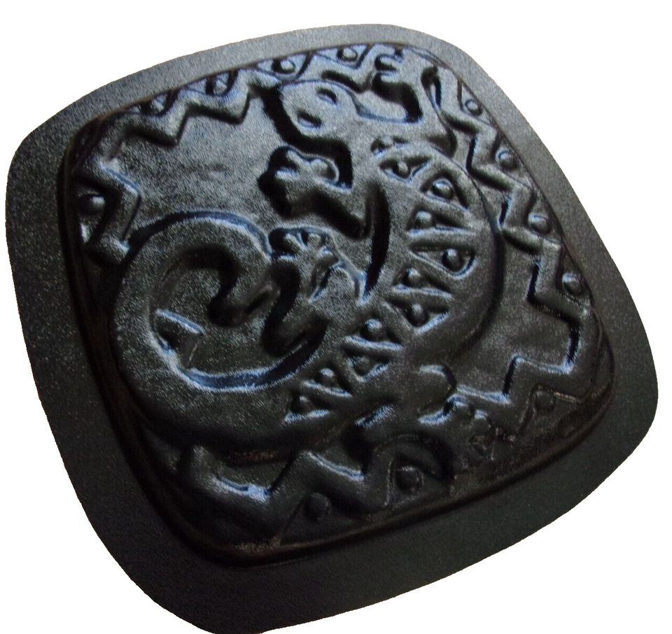Southwest lizard stepping stone mold plastic concrete plaster 11" x 11 ...
