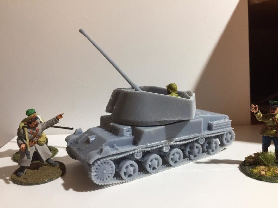 1/72 WW2 Hungarian 40m Nimrod AA Gun .Painted Resin. 1900 models on ...