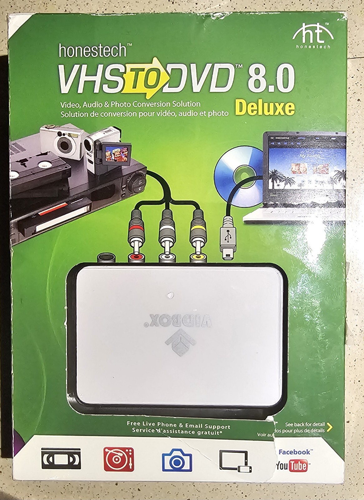 Honestech VHS to DVD 8.0 Deluxe Video, Audio, & Photo Conversion For ...
